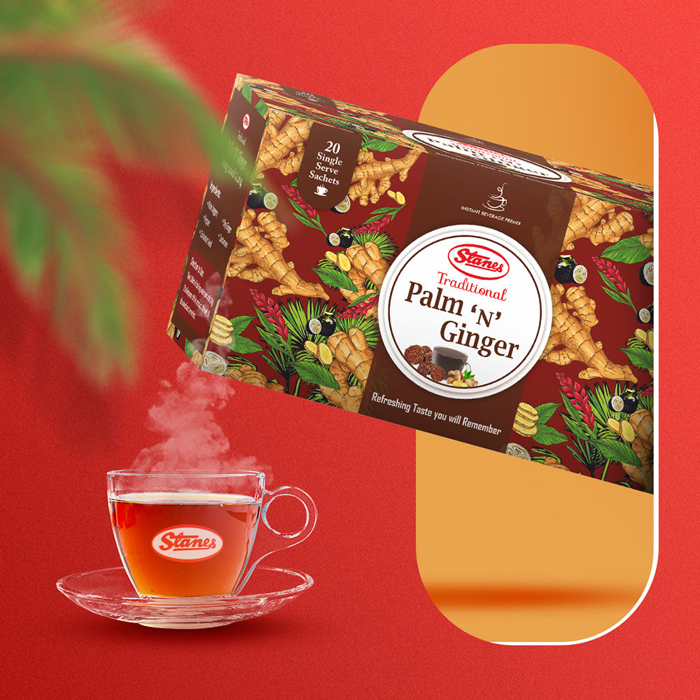 Palm N Ginger Sachets (20 X 10 G) – Stanes Beverages
