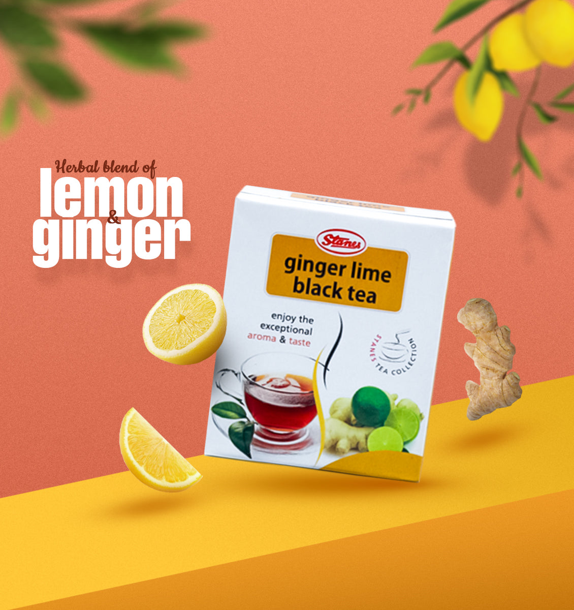 Ginger Lime Tea – Stanes Beverages